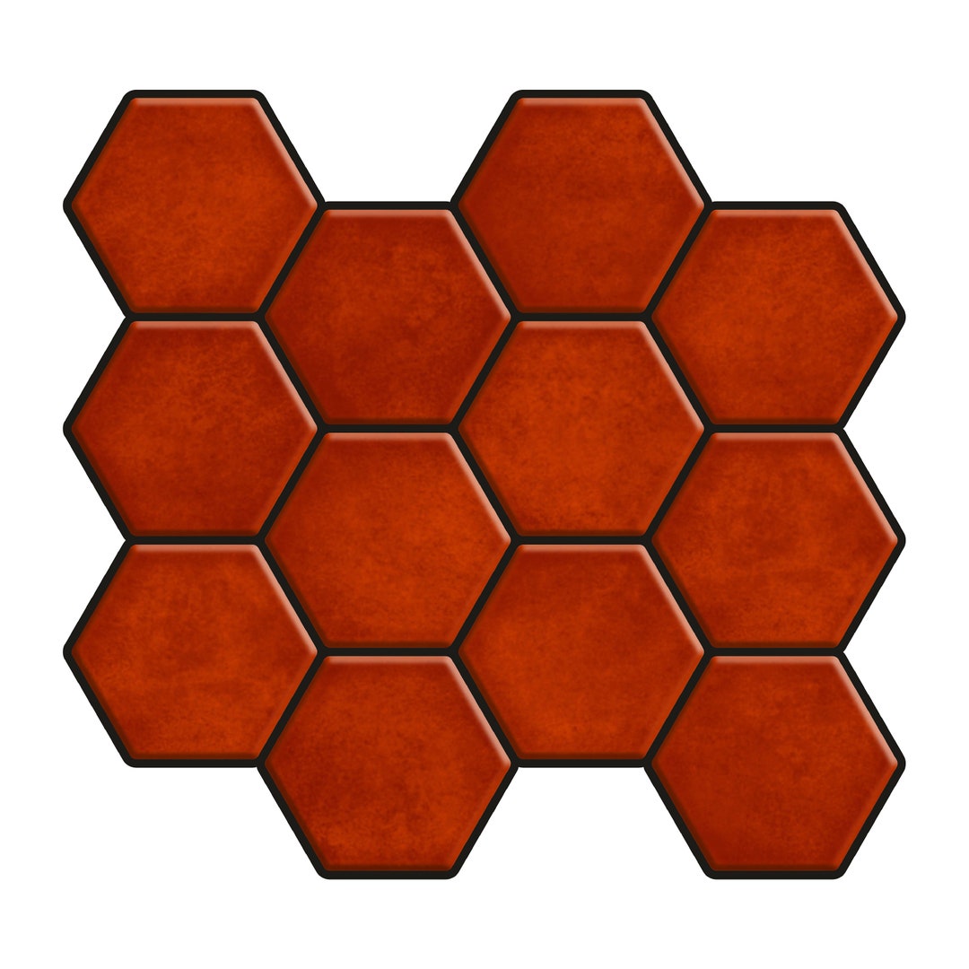 Red Peel and Stick Wall Tile Kitchen Backsplash Tiles Self Adhesive ...