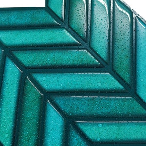 Teal Blue Peel and Stick Wall Tile Kitchen Backsplash Tiles Self ...