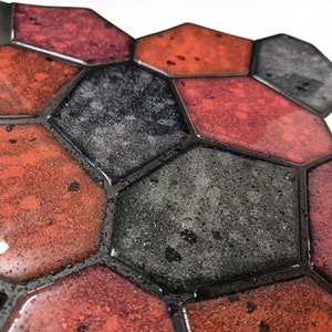 Red Peel and Stick Backsplash Self Adhesive, 3D Wall PU Gel Vinyl Tiles ...