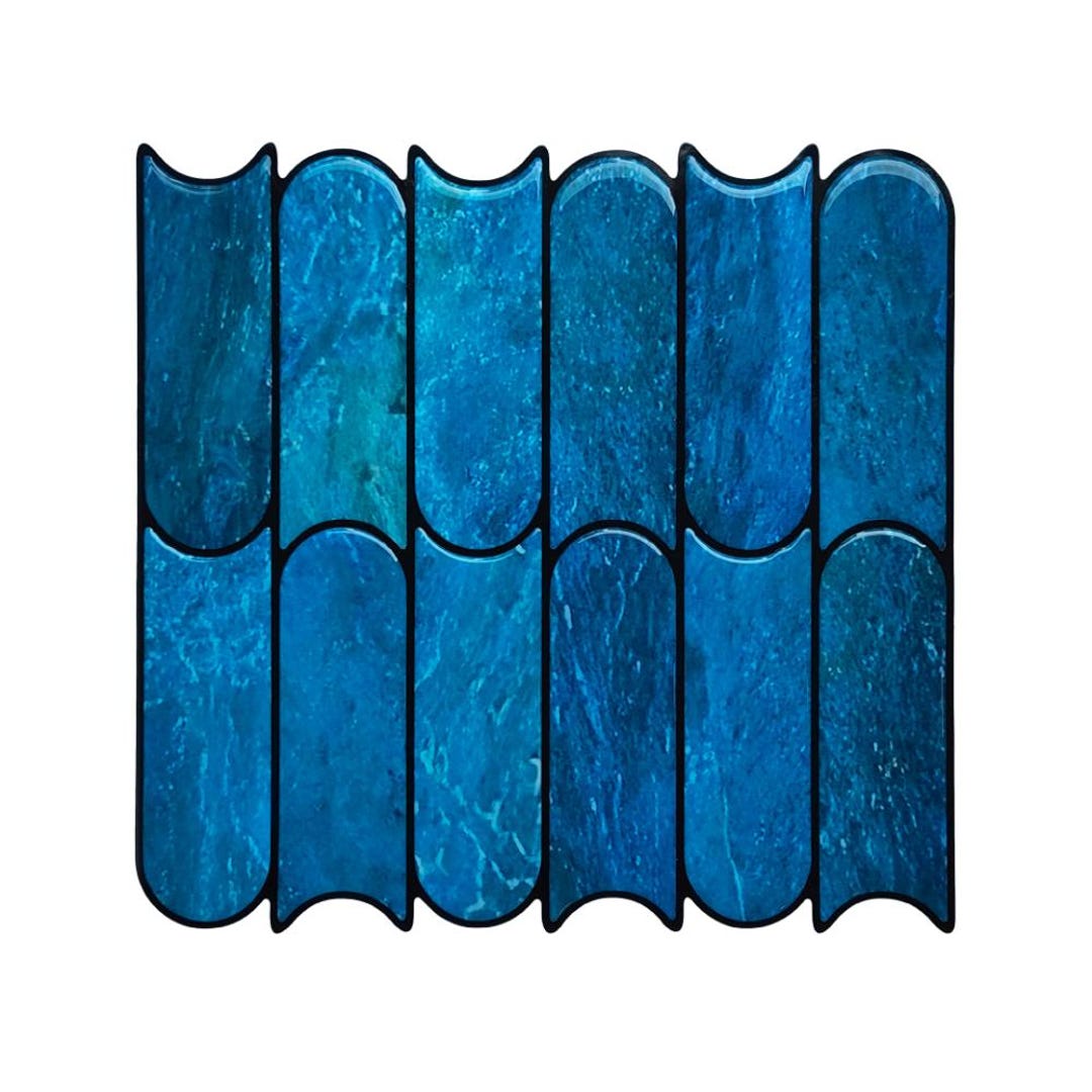 Navy Blue Capsule Peel and Stick Backsplash Tiles: DIY Home Decor Style ...