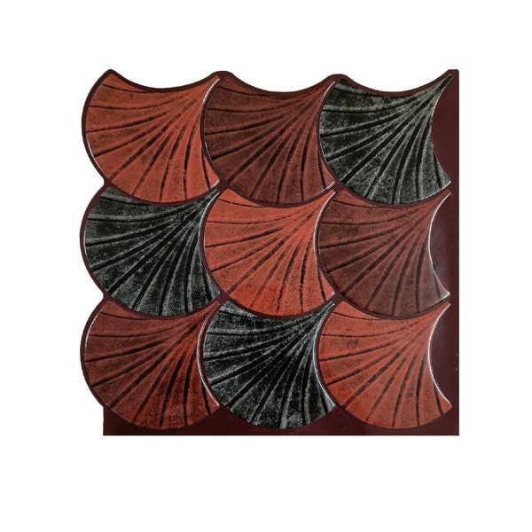 Red Backsplash - Etsy