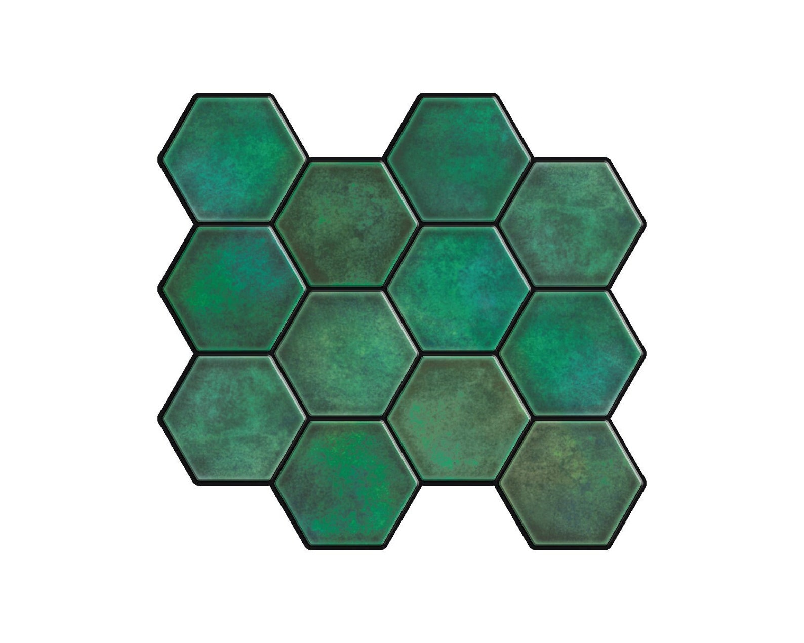 Green Hexagon Peel and Stick Wall Tile Kitchen Backsplash - Etsy UK