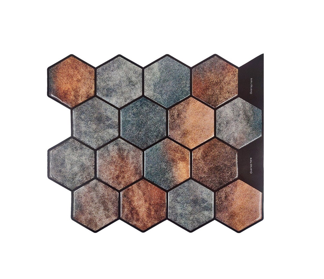 Hexogen Peel & Stick Backsplash Self Adhesive Tiles for Home Décor ...