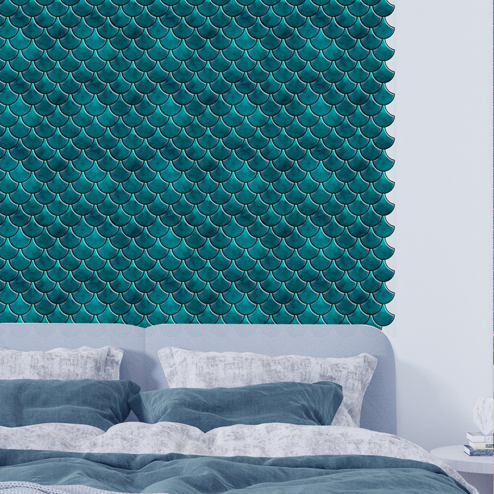 Teal Blue Peel and Stick Wall Tile: Kitchen Backsplash, Style 106 - Etsy