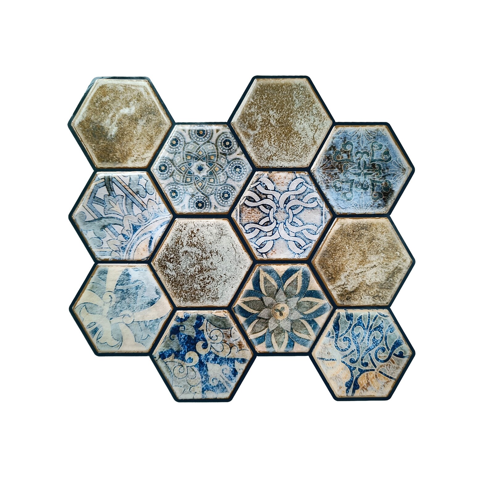 Hexagonal Peel and Stick Wall Tile Hexagon Kitchen - Etsy