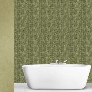 Olive Green Peel and Stick Wall Tile Kitchen Backsplash - Etsy