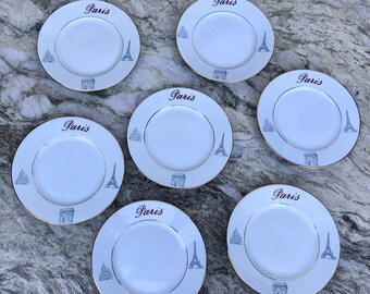 Paris Plates - Etsy
