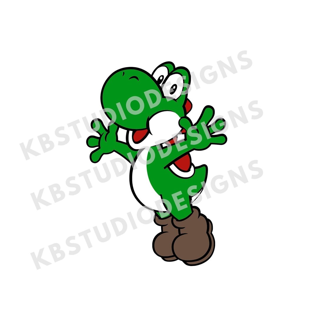 Yoshi SVG PNG Jpg Yoshi Svg Cricut Silhouette Cameo Cut - Etsy