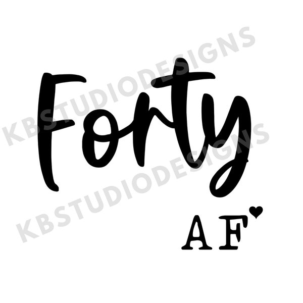Forty Af - Etsy