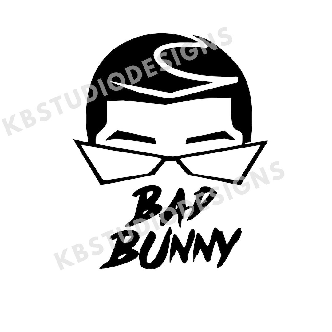 Bad Bunny Cut File SVG PNG Jpg Svg for Cricut Silhouette - Etsy