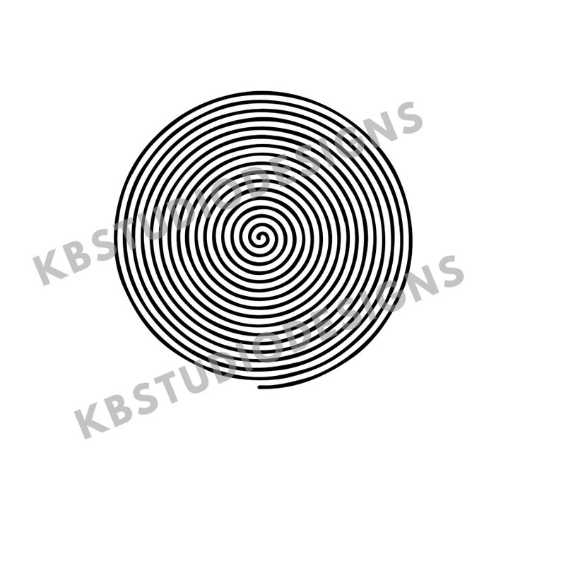 Spiral SVG PNG Jpg Spiral Art Svg Cricut Silhouette Cameo - Etsy