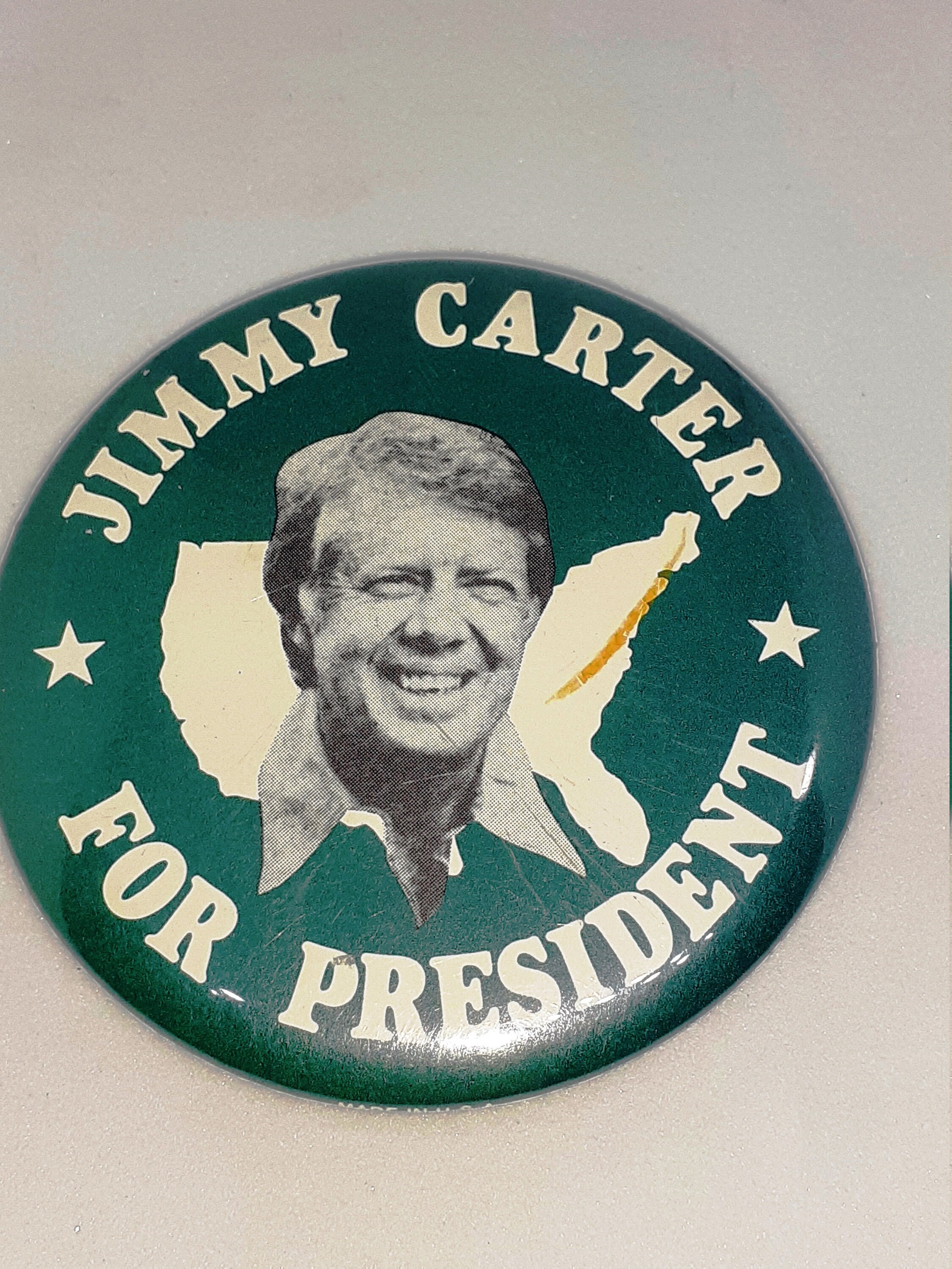 President Carter's badge 1976 JIMMY CARTER election | Etsy