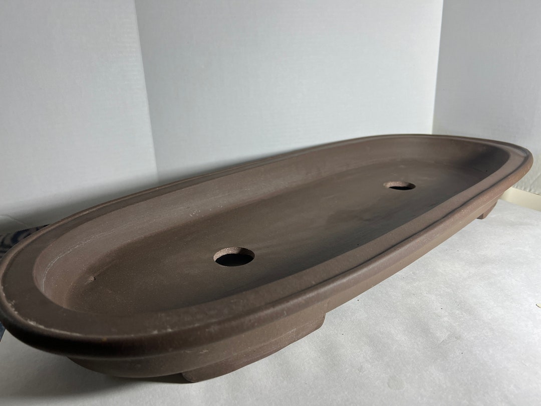 Bonsai Forest Pot,bonsai Planter,unglazed Bonsai Pot,oval Bonsai Pot ...