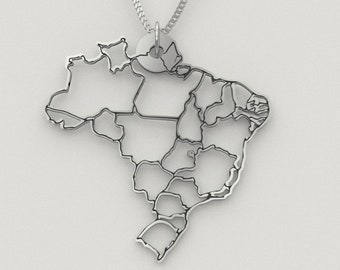 Brazil Necklace | Etsy