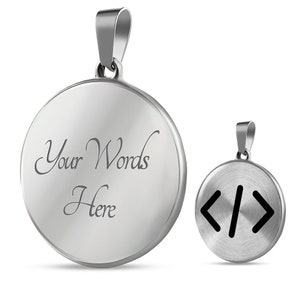 Programmer Necklace - Etsy