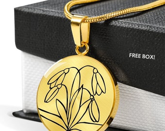 Snowdrop Necklace PDF Pattern Tutorial - Etsy