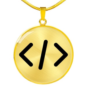Programmer Necklace - Etsy