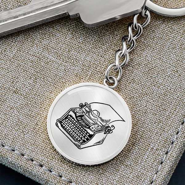 Typewriter Key Ring - Etsy