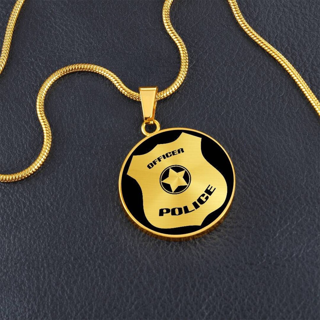 Police Badge Necklace - Etsy