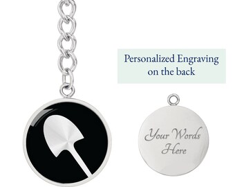 Shovel Keychain - Etsy