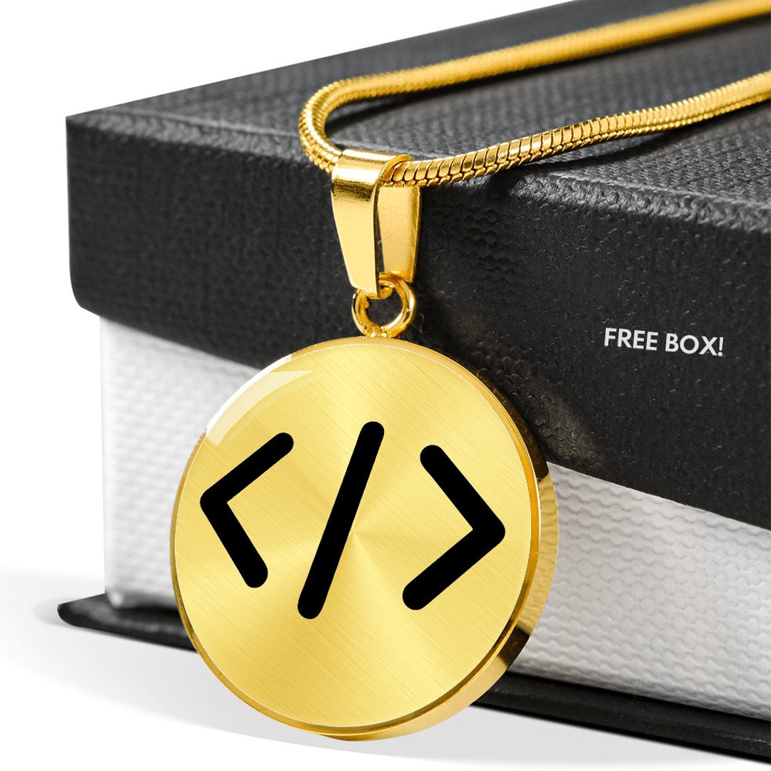 Programmer Necklace - Etsy