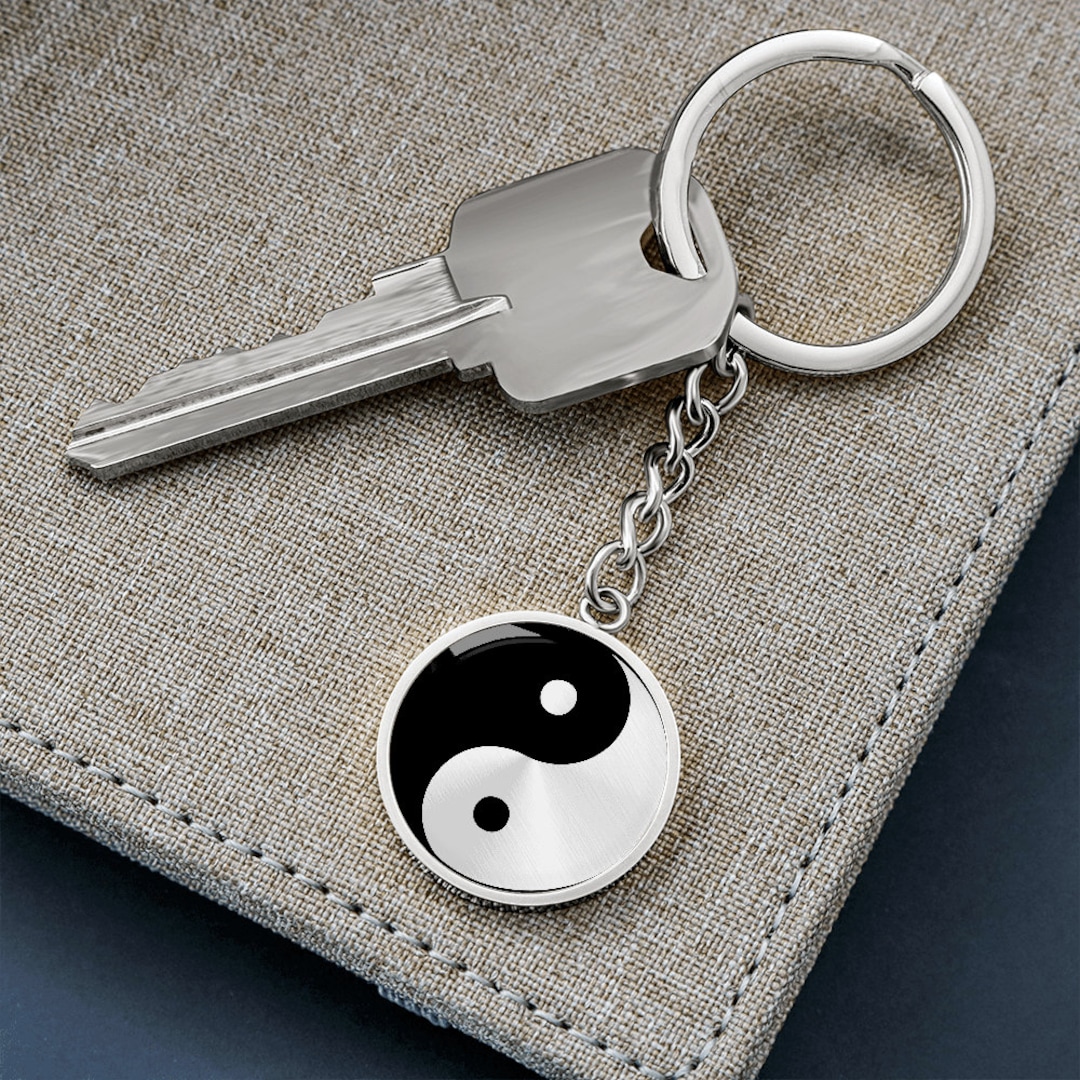 Alchemy Yin-yang Symbol Keychain - Etsy