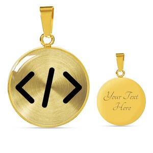 Programmer Necklace - Etsy