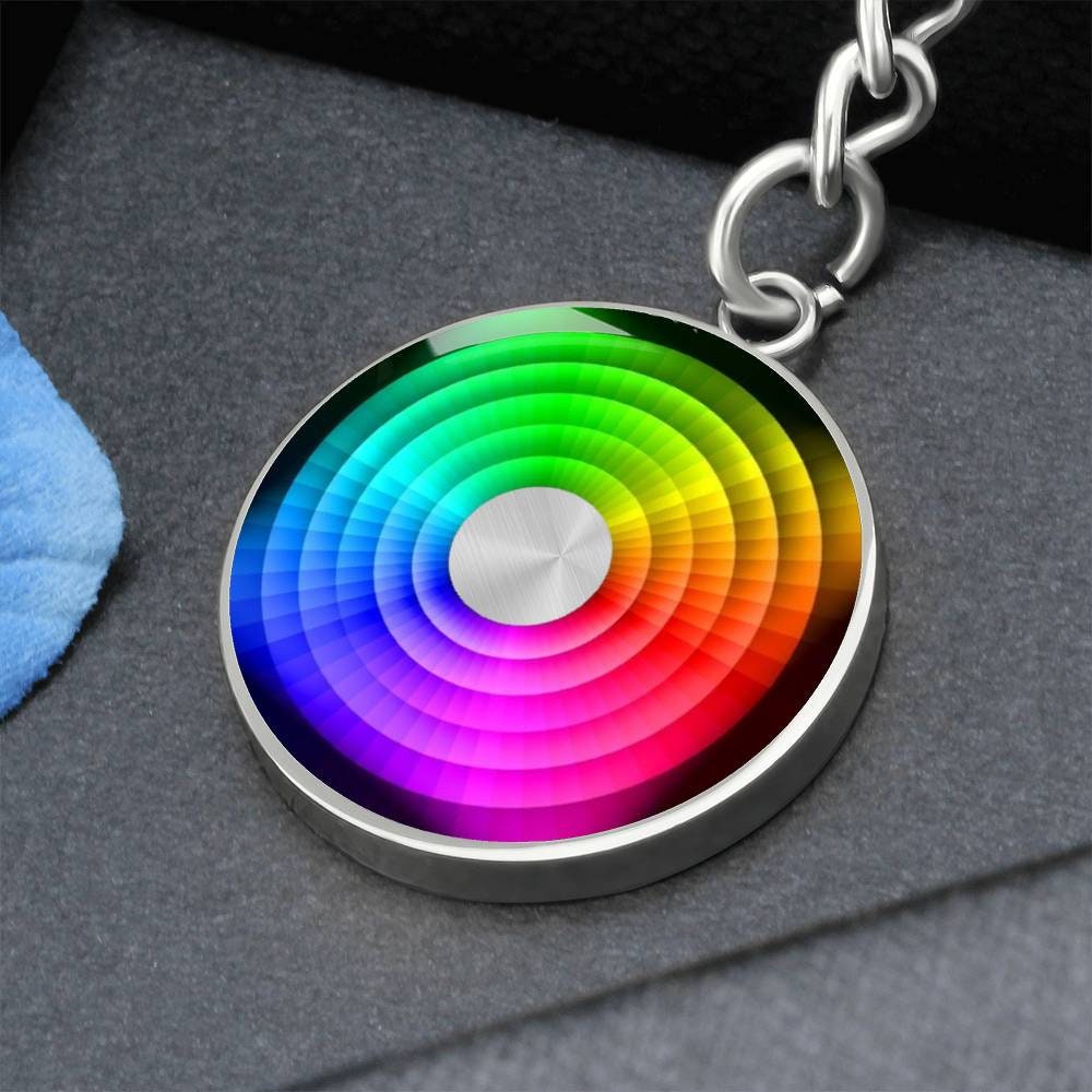 Color Wheel Keychain - Etsy