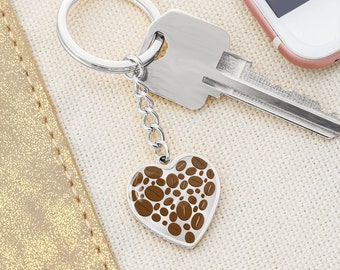 Coffee Bean Shaker Keychain - Etsy