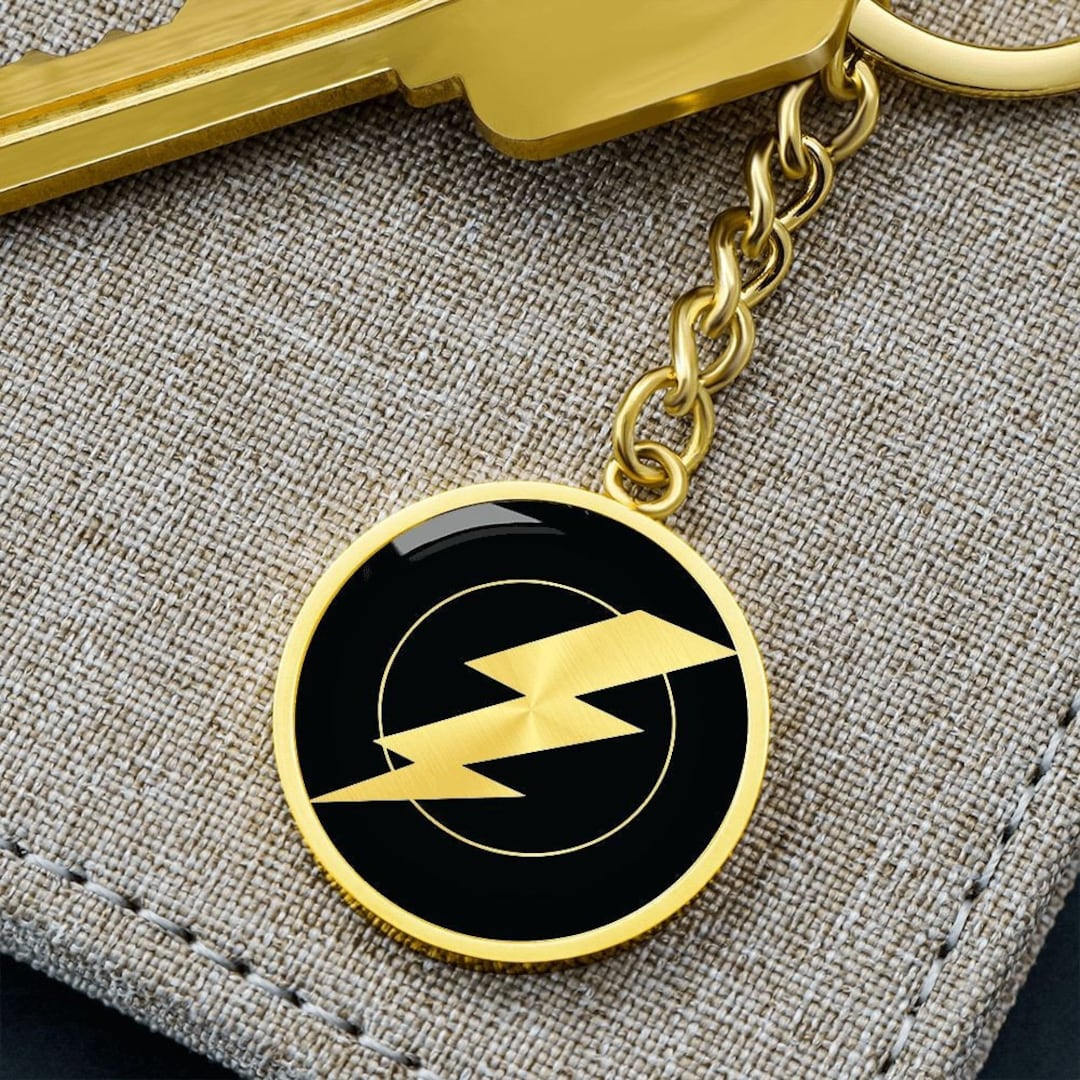 Lightning Bolt Keychain - Etsy