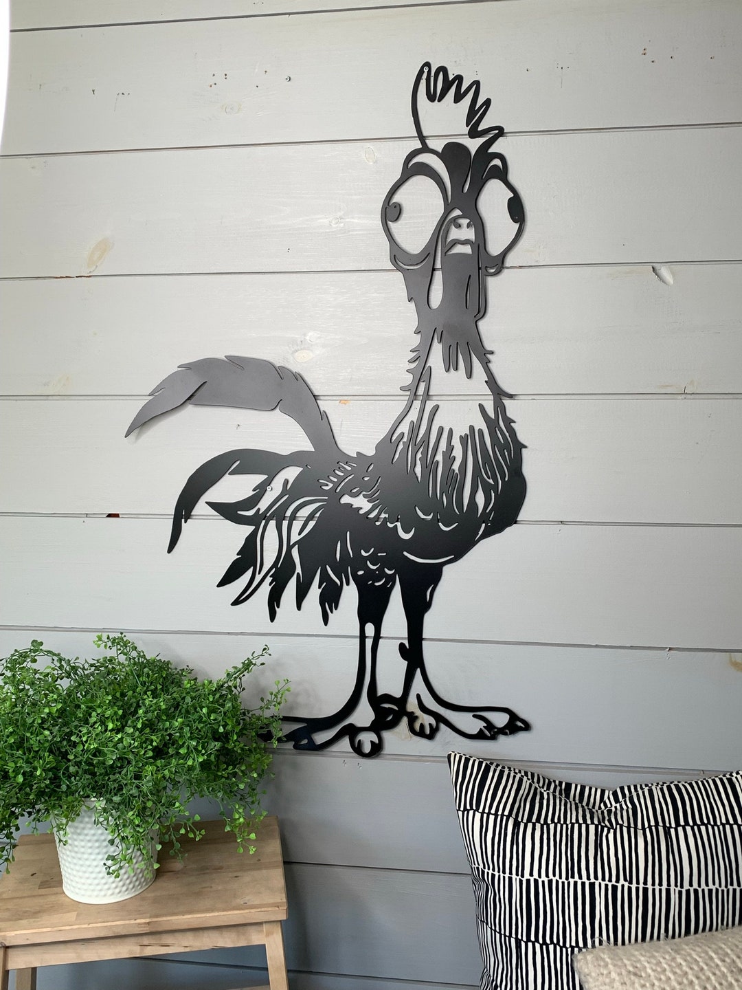 Metal Chicken by Thechalkshop - Etsy