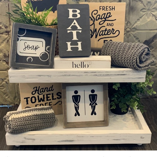 Bathroom Signs - Etsy