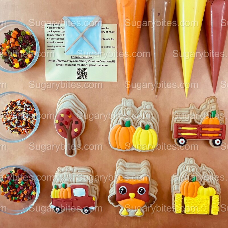 Fall Cookies - Etsy