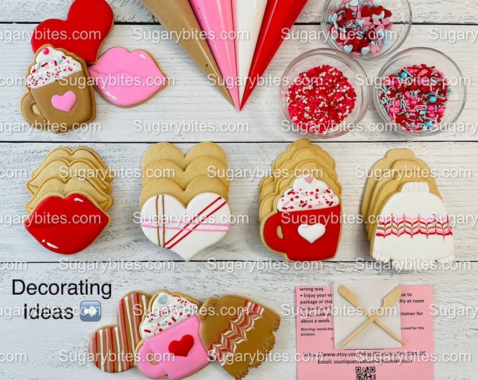 Christmas Cookie Decorating Kit, Christmas DIY Cookie Kit, large ...