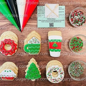 Christmas Cookie Decorating Kit, Christmas DIY Cookie Kit, (large ...