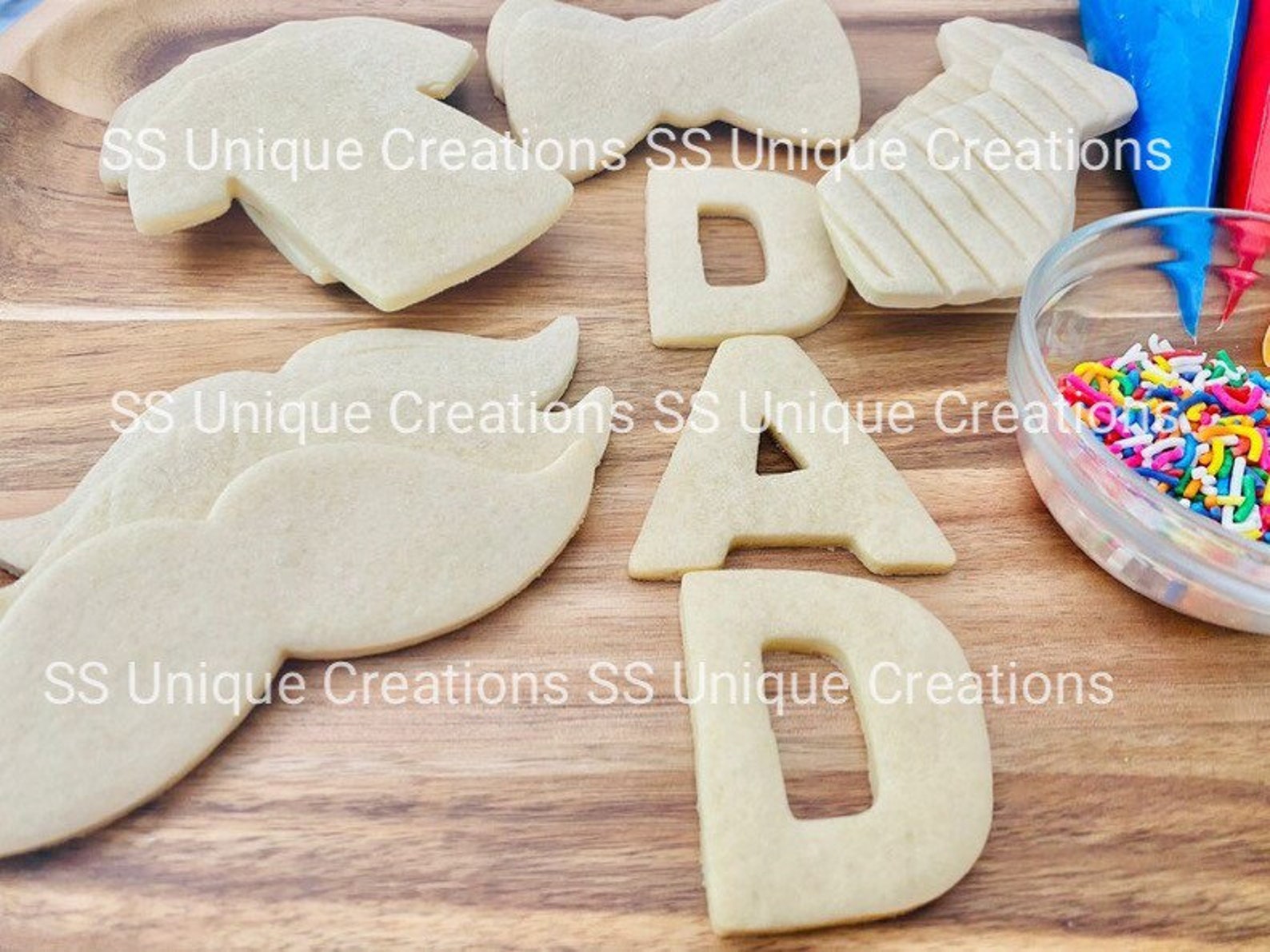Father's Day Cookie Kit, Fathers Day Cookie Decorating Kit, Happy ...