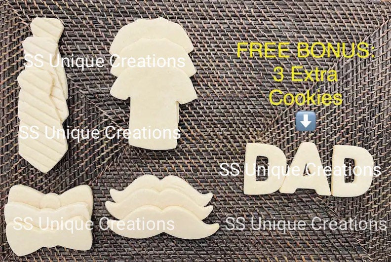 Father's Day Cookie Kit, Fathers Day Cookie Decorating Kit, Happy ...