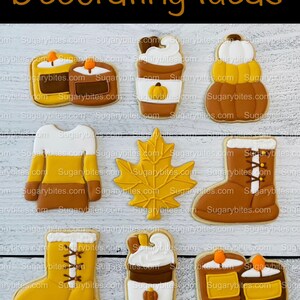 Fall Cookie Decorating Kit, Fall DIY Cookie Kit, (large Cookies ...