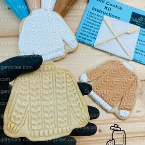 Winter Cookie Decorating Kit, Winter DIY Cookie Kit, (large Cookies ...