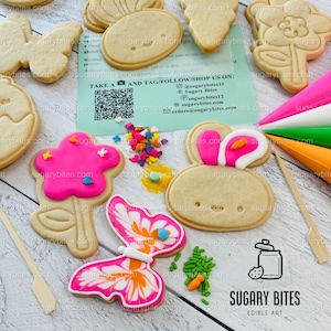 Easter Cookie Decorating Kit, DIY Spring Sugar Cookie Decorating Kit ...
