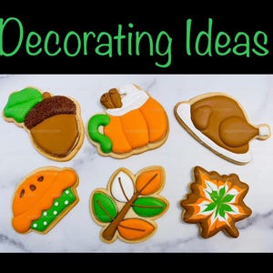 Fall Cookie Decorating Kit, ***INCLUDES 24 ITEMS*** Zoom Party Favors ...