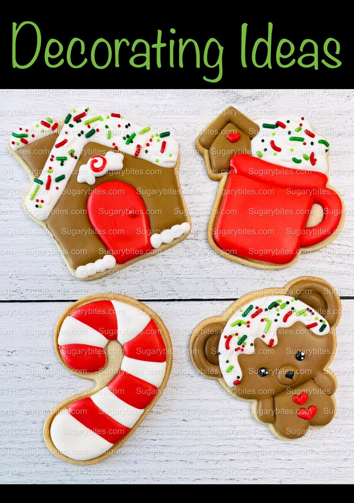 Christmas Cookie Decorating Kit, Christmas DIY Cookie Kit, (large ...