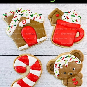 Christmas Cookie Decorating Kit, Christmas DIY Cookie Kit, (large ...