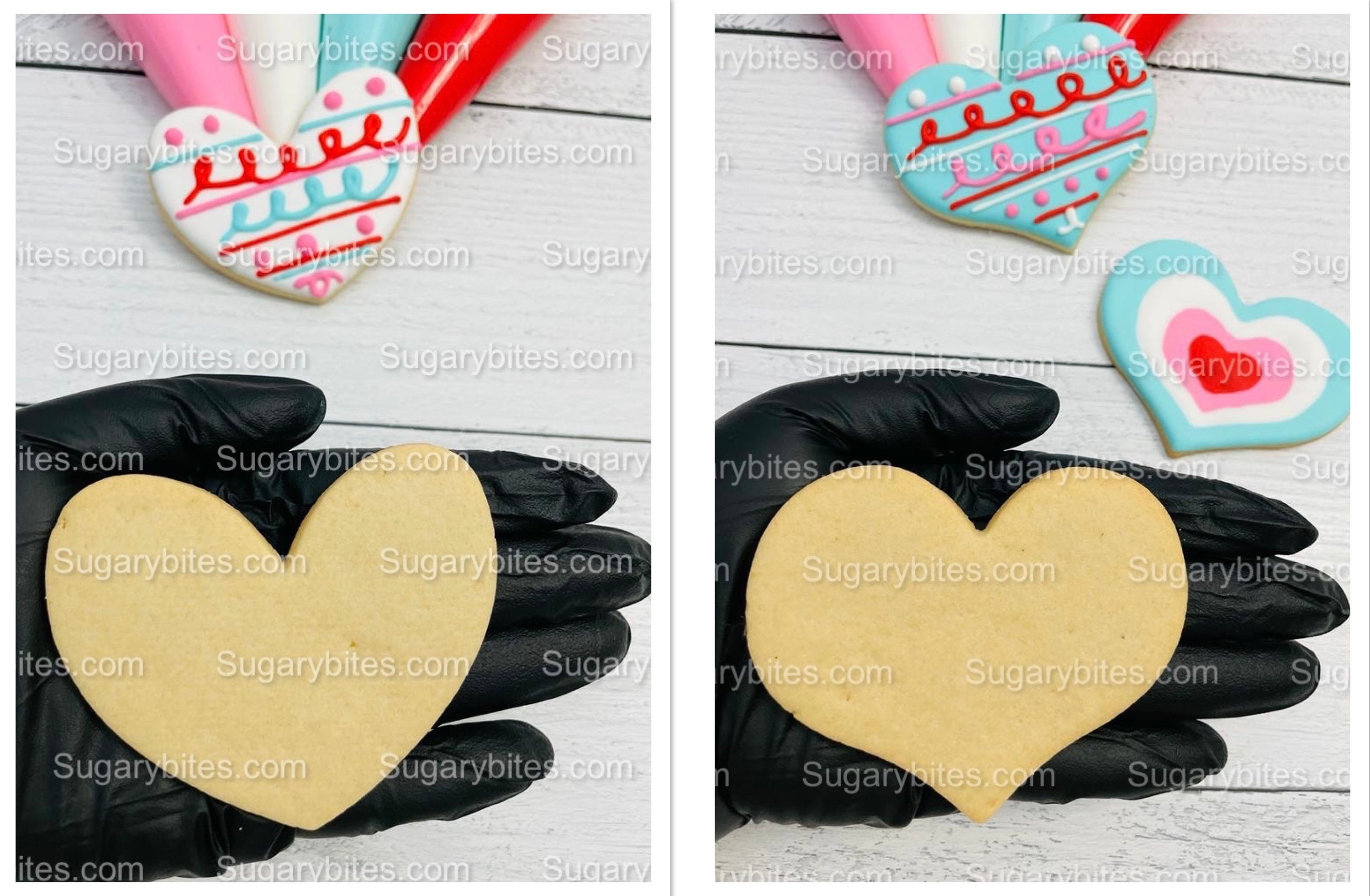 Valentine’s Day Cookie Decorating Kit, Heart DIY Cookie Kit, **INCLUDES ...