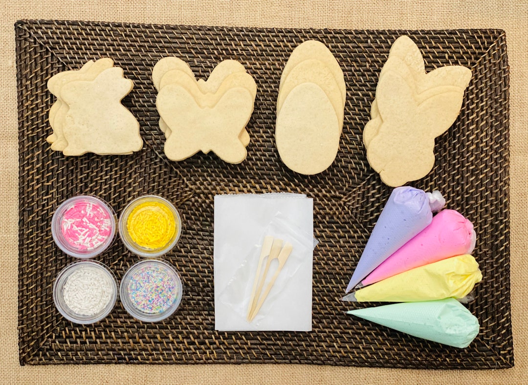 Spring Cookie Decorating Kit, Spring DIY Cookie Kit ***INCLUDES 25 ...