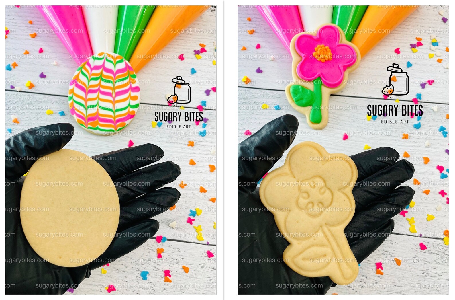 Easter Cookie Decorating Kit, DIY Spring Sugar Cookie Decorating Kit ...