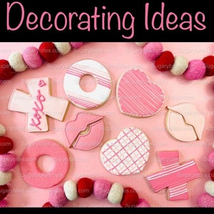 Valentine’s Day Cookie Decorating Kit, DIY Cookie Kit, **INCLUDES 24 ...
