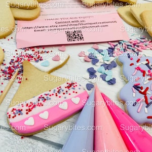 Valentine’s Day Cookie Decorating Kit, Valentines DIY Cookie Kit ...