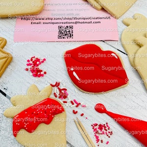Valentines Day Cookie Decorating Kit, Valentines DIY Cookie Kit ...
