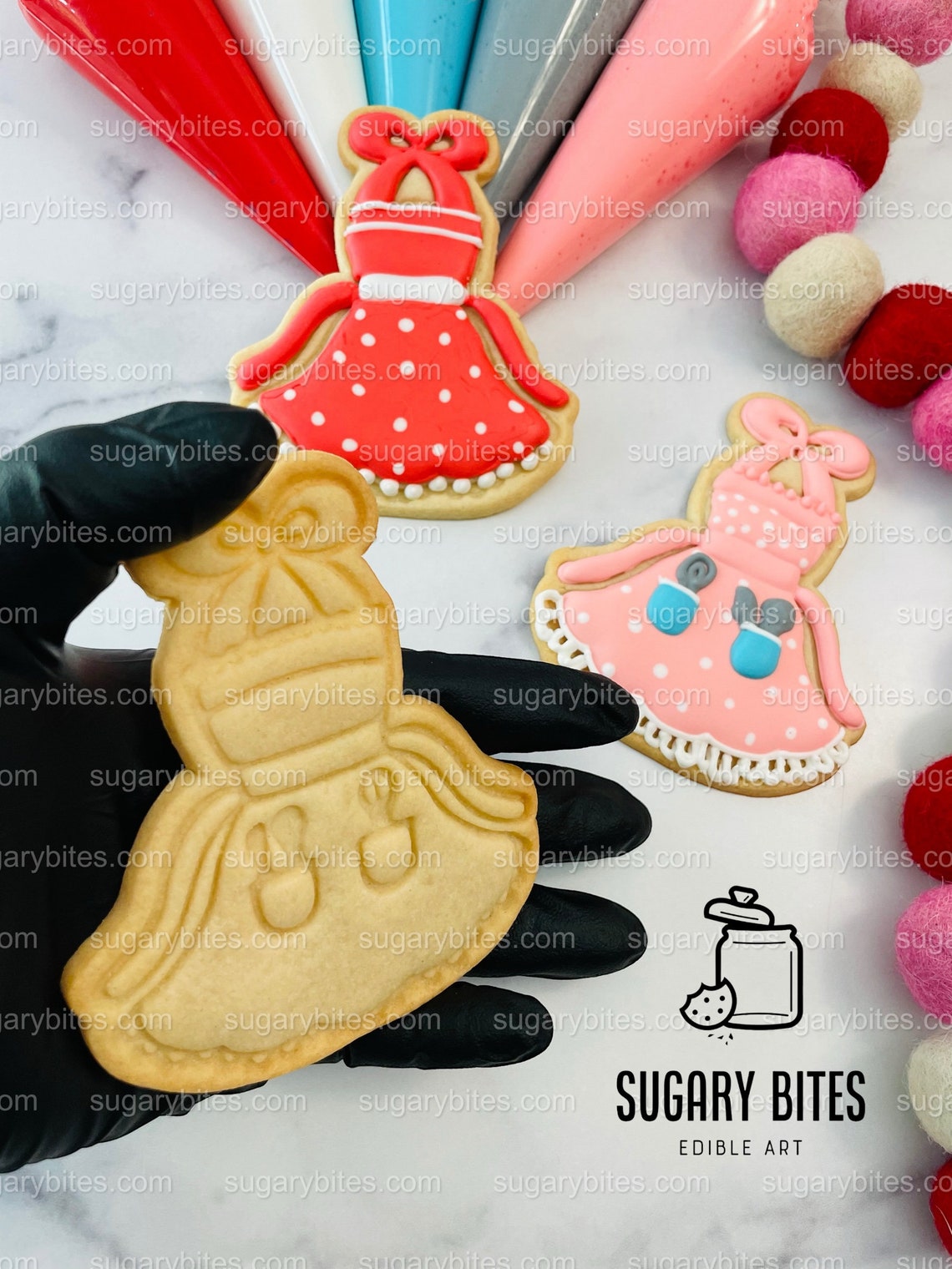 Baking Themed Cookie Decorating Kit, DIY Baking Sugar Cookie Kit ...
